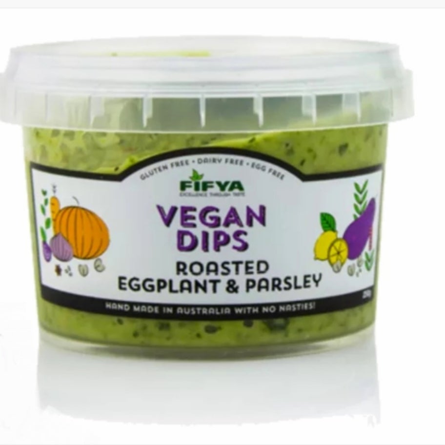 Fifya Vegan Dips Roasted Eggplant & Parsley 250g | The Nature Spot