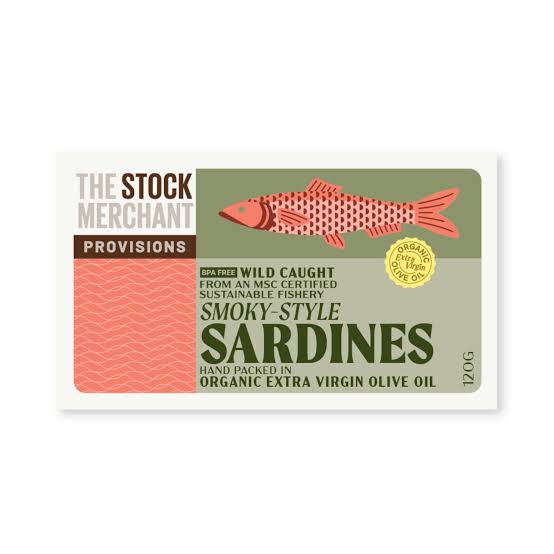 The Stock Merchant Provisions Smoky Style Sardines With Olive Oil 120g ...