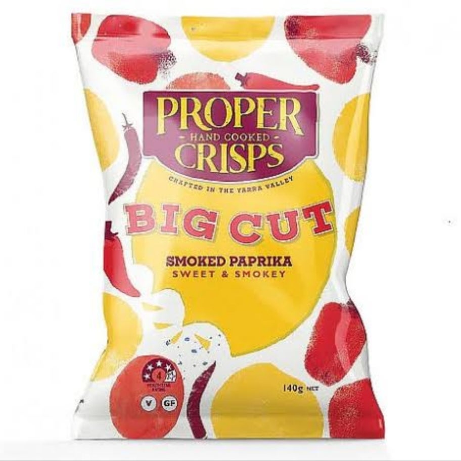 Proper Crisp Big Cut Smoked Paprika 140g | The Nature Spot