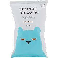 Serious Popcorn Popcorn Sea Salt 70g | The Nature Spot
