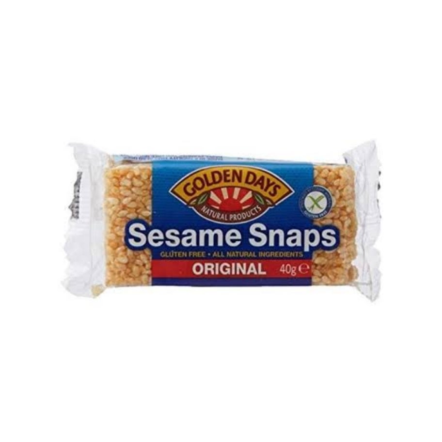 Golden Days Sesame Snaps 40g | The Nature Spot
